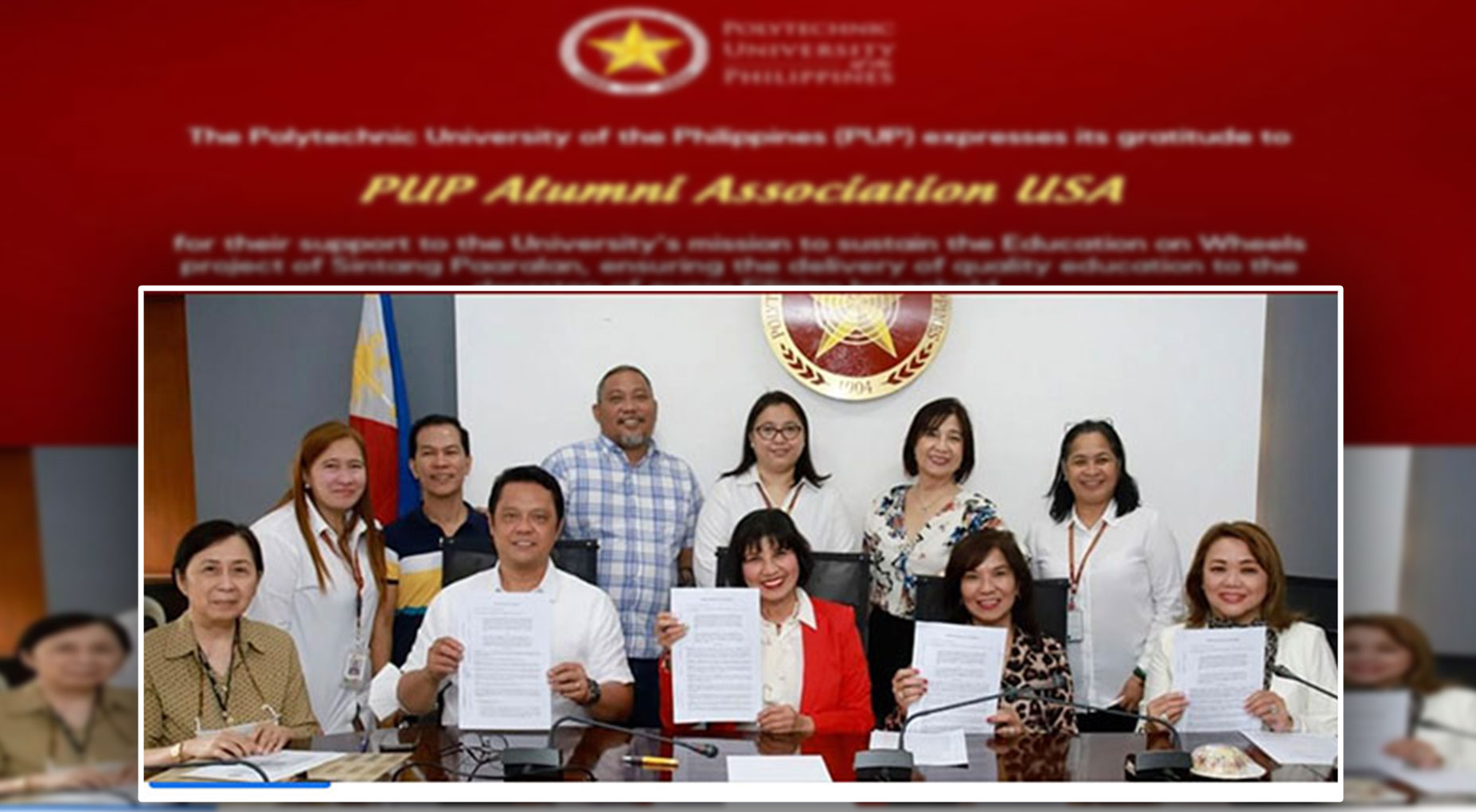 Education On Wheels Mission | PUP Alumni Association USA